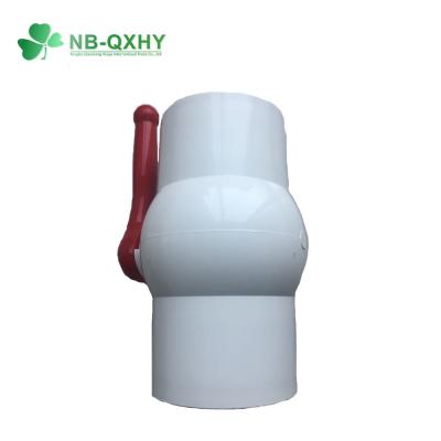 China QX01 Blow-Down Valve 100% Raw Material Socket PVC Ball Valve with ABS Handle for sale