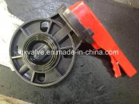China Water Industrial Manual Wafer Seat Ring Pn10 Butterfly Valve with Manual Driving Mode for sale