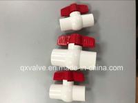 China Channel Straight Through Type High Thickness Taiwan PVC Ball Valve with EPDM Rubber for sale