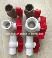 China QX02 Supply Service Long Handle PVC Ball Valve with Long Body and Material for sale