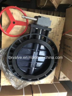 China Water Industrial Usage Butterfly Valve in Year with Cast Iron Handle and PVC Body for sale