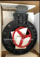 China Water Industrial Usage Butterfly Valve in Year with Cast Iron Handle and PVC Body for sale