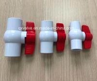 China Material BS Threaded PVC Ball Valve Manual Driving Mode DIN Standard for sale