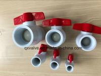 China Material BS Threaded PVC Ball Valve Manual Driving Mode DIN Standard for sale