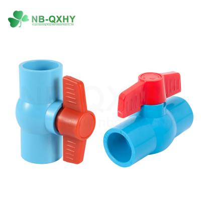 China Samples US 5/Piece Function Blow-Down Valve PVC Screwed Ball Valve with PVC Long Handle for sale
