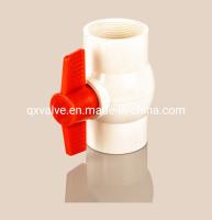 China 100% Material Light Gray Body Blue Handle Octagonal Ball Valve for Agricultural Irrigation for sale