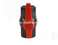 China 100% Material Light Gray Body Blue Handle Octagonal Ball Valve for Agricultural Irrigation for sale