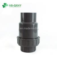 China 1 prime prime Spring Type PVC Check Valve for Water Industry Reversing Flow Direction for sale