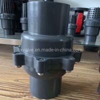 China 1 prime prime Spring Type PVC Check Valve for Water Industry Reversing Flow Direction for sale