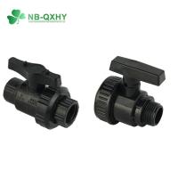 China Manual Driving Mode PVC/PP/Plastic Compact Union Ball Valve for Irrigation Water Supply for sale