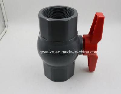 China Water Supply Plastic PVC Ball Valve Manual Driving Mode Can with Customer for sale