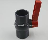 China Water Supply Plastic PVC Ball Valve Manual Driving Mode Can with Customer for sale