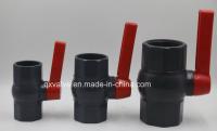 China Water Supply Plastic PVC Ball Valve Manual Driving Mode Can with Customer for sale