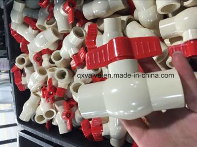 China Straight Through Type CPVC Ball Valve NPT Standard Excellent for Irrigation in Ningbo for sale