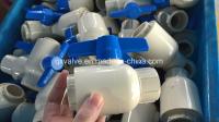 China Low Temperature Small CPVC Water Shutoff Pipe Ball Valve for Agricultural Application for sale
