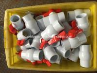 China Low Temperature Small CPVC Water Shutoff Pipe Ball Valve for Agricultural Application for sale