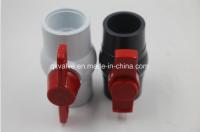 China Slightly Used U-PVC Compact Ball Valve PVC 150psi with Sch80 Nominal Pressure Pn16 for sale