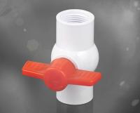 China 100% Material Valve Pn16 Thread UPVC/PVC Octagonal Ball Valve 1/2