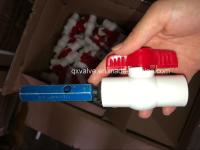 China 100% Material Valve Pn16 Thread UPVC/PVC Octagonal Ball Valve 1/2