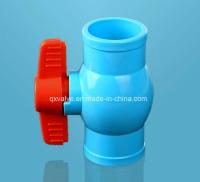 China Super Blue Color PVC Ball Valve Manual Driving Mode Samples US 5/Piece Request Sample for sale
