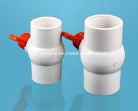 China Super Blue Color PVC Ball Valve Manual Driving Mode Samples US 5/Piece Request Sample for sale