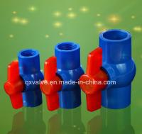 China Manual Driving Mode Southeast Asia UPVC Socket Blue Ball Valve for Strong Durability for sale