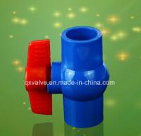 China Manual Driving Mode Southeast Asia UPVC Socket Blue Ball Valve for Strong Durability for sale
