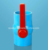 China Manual Driving Mode Southeast Asia UPVC Socket Blue Ball Valve for Strong Durability for sale