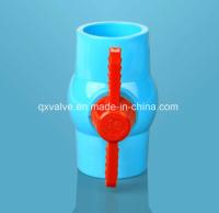 China Manual Driving Mode Southeast Asia UPVC Socket Blue Ball Valve for Strong Durability for sale
