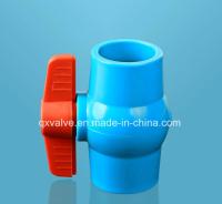 China Manual Driving Mode Southeast Asia UPVC Socket Blue Ball Valve for Strong Durability for sale
