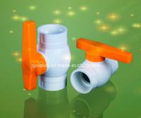 China Blow-Down Valve Orange Color Handle PVC Ball Valve for Optimal Irrigation Performance for sale