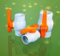 China Blow-Down Valve Orange Color Handle PVC Ball Valve for Optimal Irrigation Performance for sale