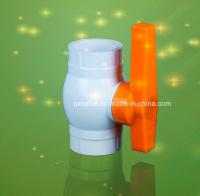 China Blow-Down Valve Orange Color Handle PVC Ball Valve for Optimal Irrigation Performance for sale