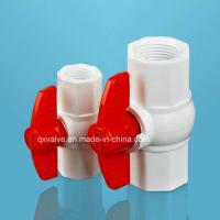 China Water Media UPVC Plastic Socket Water Valve Pool Valve PVC Ball Valve for Blow-Down for sale