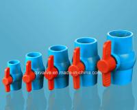 China Water Media UPVC Plastic Socket Water Valve Pool Valve PVC Ball Valve for Blow-Down for sale