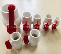 China Water Media UPVC Plastic Socket Water Valve Pool Valve PVC Ball Valve for Blow-Down for sale