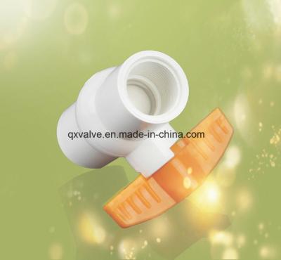 China Glue Connection Form PVC Plastic Ball Valve 's Top All Sizes Blow-Down Valve Function for sale