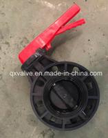 China DIN JIS ANSI Standard PVC Butterfly Valve for Low Pressure in Best for sale