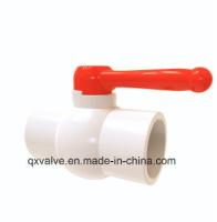 China Irrigation PVC Compact Ball Valve with Butterfly Handle and Customized Request for sale