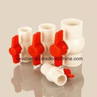 China Irrigation PVC Compact Ball Valve with Butterfly Handle and Customized Request for sale
