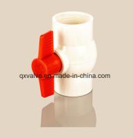 China Irrigation PVC Compact Ball Valve with Butterfly Handle and Customized Request for sale