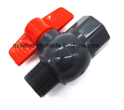 China QX PVC Flexible Eight-Square Ball Valve for Male and Female Threaded Connection for sale