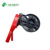 China Plastic Dn150 PVC Butterfly Valve with Low Pressure Pn 1.6mpa Standard DIN ANSI JIS for sale