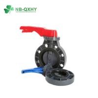 China Plastic Dn150 PVC Butterfly Valve with Low Pressure Pn 1.6mpa Standard DIN ANSI JIS for sale