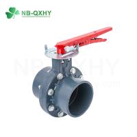 China Plastic Dn150 PVC Butterfly Valve with Low Pressure Pn 1.6mpa Standard DIN ANSI JIS for sale