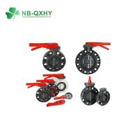 China Plastic Dn150 PVC Butterfly Valve with Low Pressure Pn 1.6mpa Standard DIN ANSI JIS for sale
