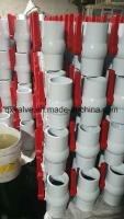 China Straight Through Type Blow-Down Valve PVC Compact Ball Valve for Professional Channel for sale