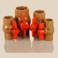 China Straight Through Type Blow-Down Valve PVC Compact Ball Valve for Professional Channel for sale