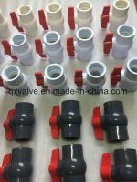 China Plastic Design Professional PVC Ball Valve with Socket and Threaded Application for sale