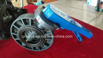 China Water Media 6 Inch Dn150 PVC Butterfly Valve with Good Prices and Every One Tested for sale